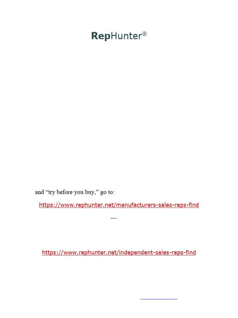 Independent Sales Rep Agreement Template | PDF | Indemnity | Business Law