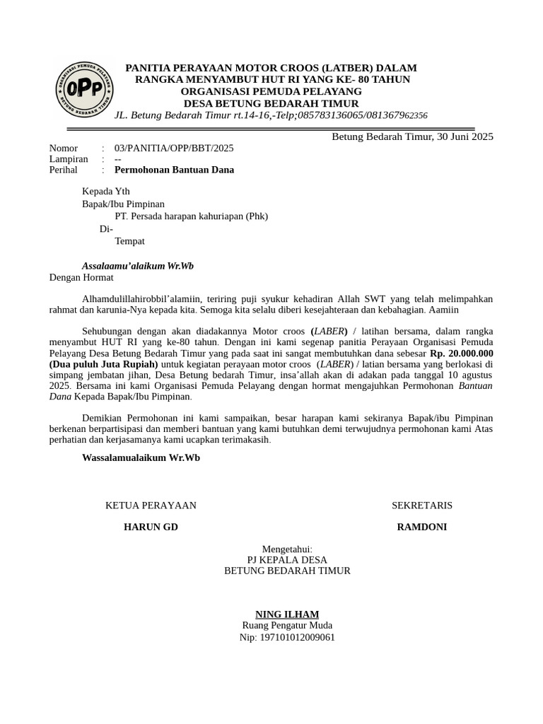 Proposal Opp (LABER) | PDF