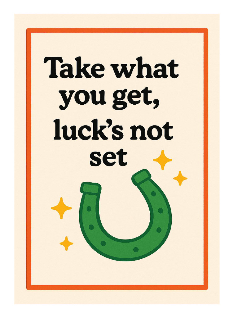 Luck Poster | PDF