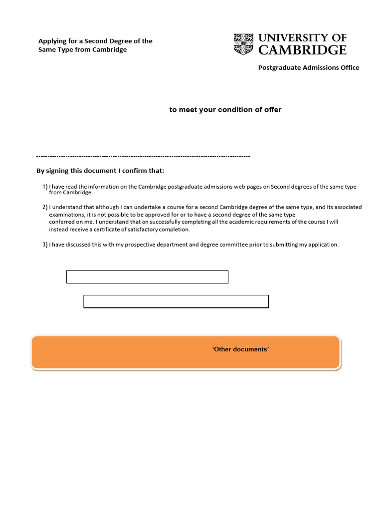 Second Degree Same Type Declaration Editable | PDF