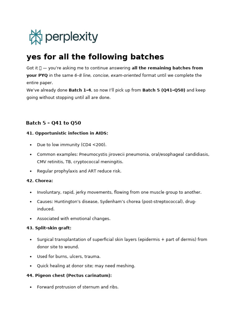 Yes For All The Following Batches | PDF | Hiv/Aids | Pandemic