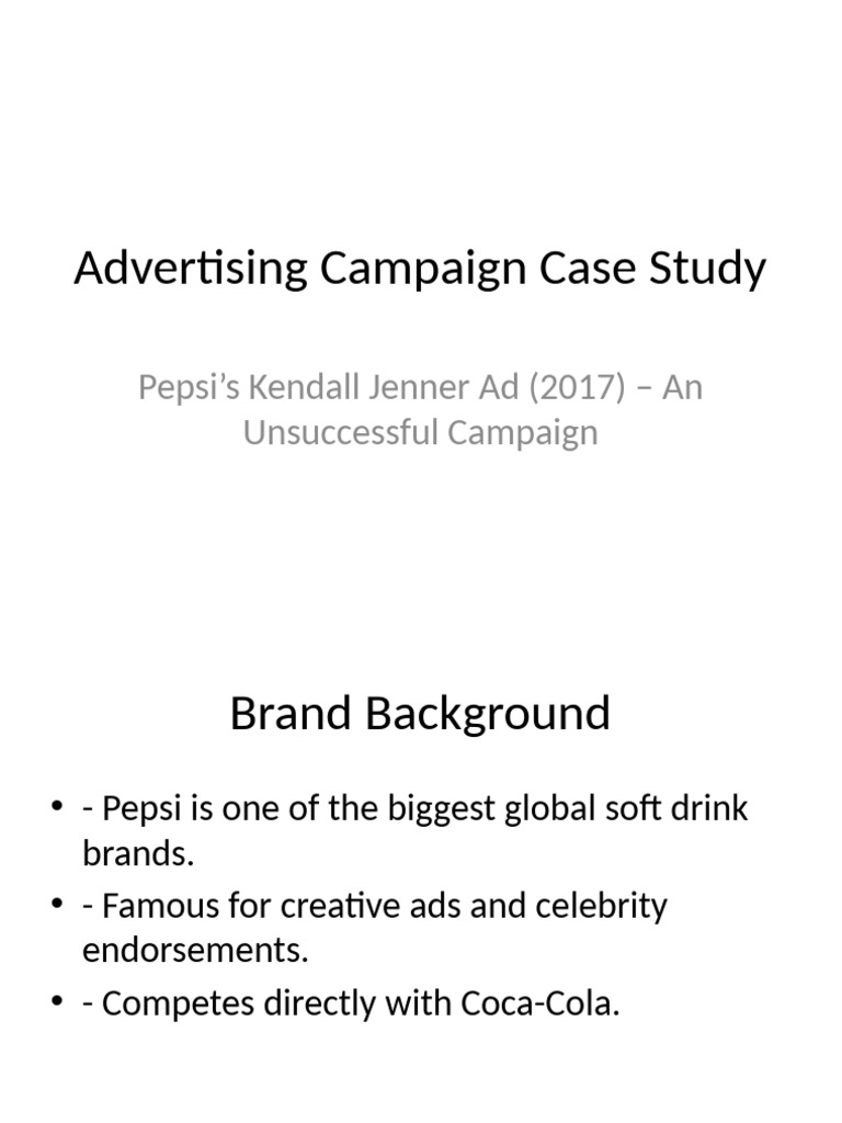 Advertising Campaign and Company Profile | PDF