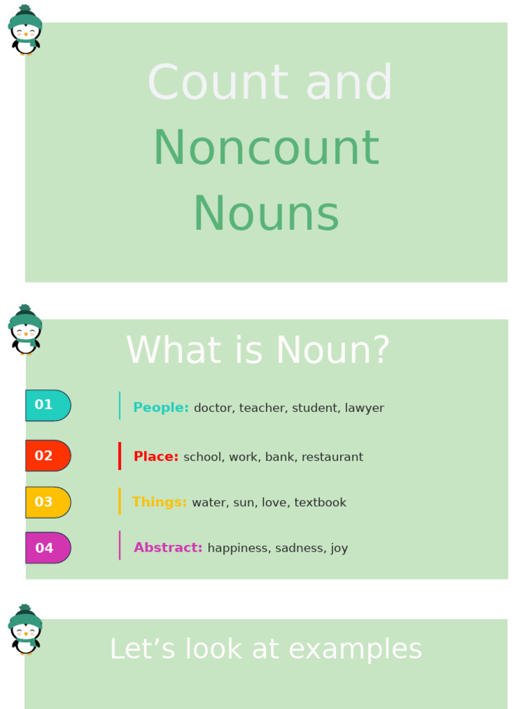 Count - Noncount Nouns (Me) | PDF