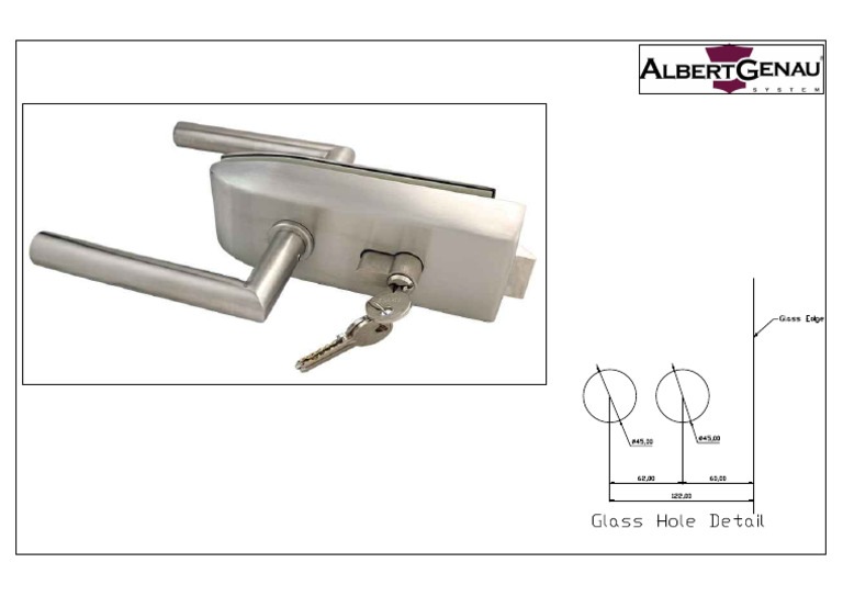 Glass To Glass Lock Set For Tiara-Model | PDF