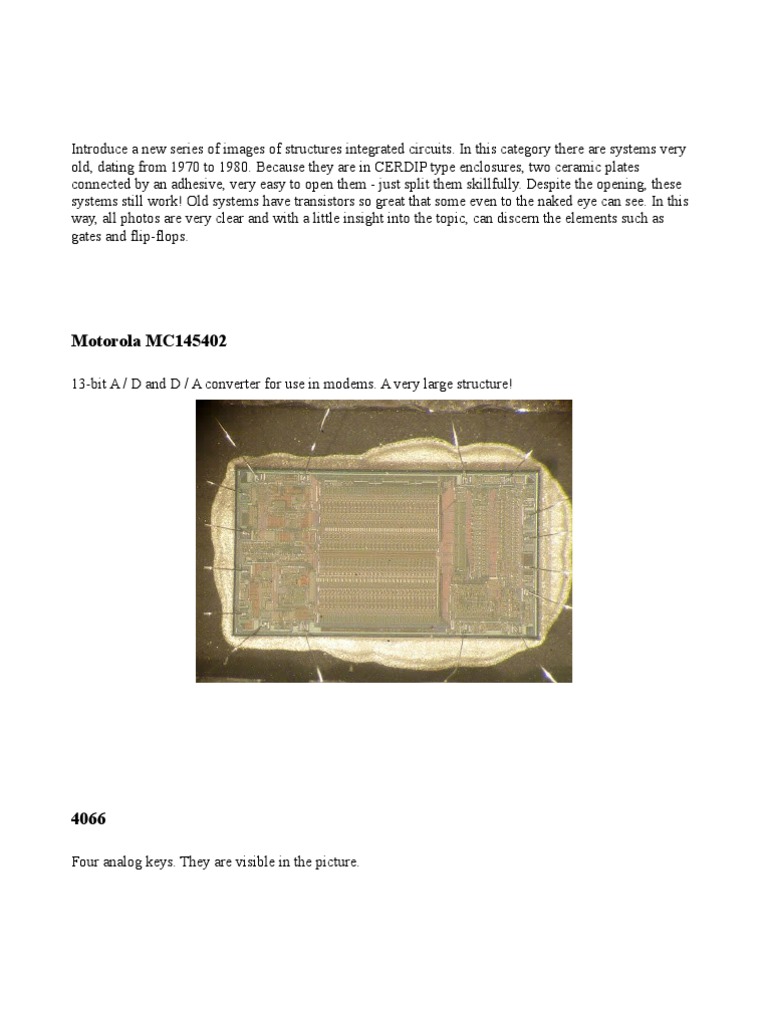 Gold in Processor Chips | PDF | Microcontroller | Read Only Memory