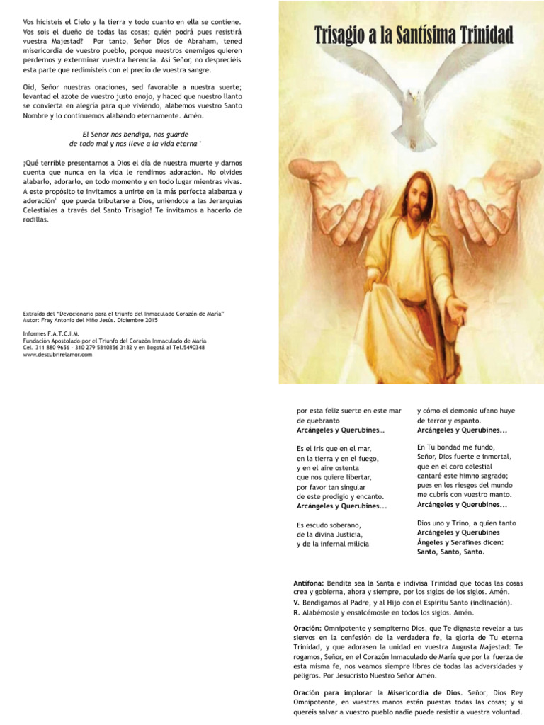 Trisagio Final Agosto 2023 | PDF | María, madre de Jesús | Trinidad