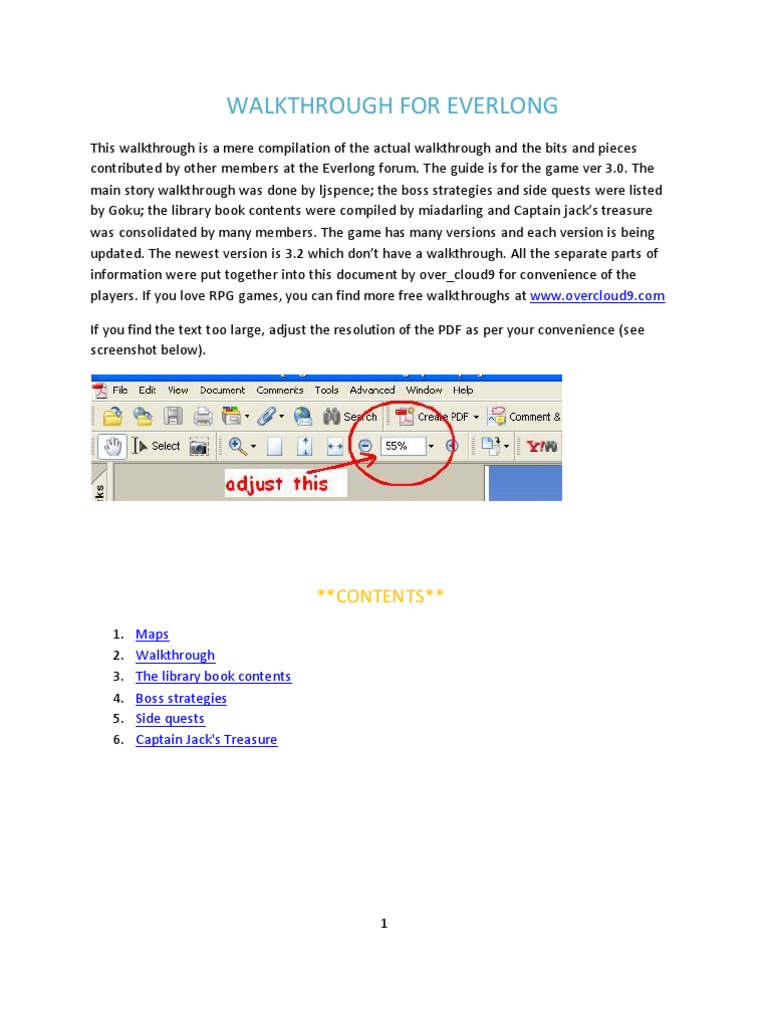 Walk Through For Everlong | PDF | Castle | Strategy Guide