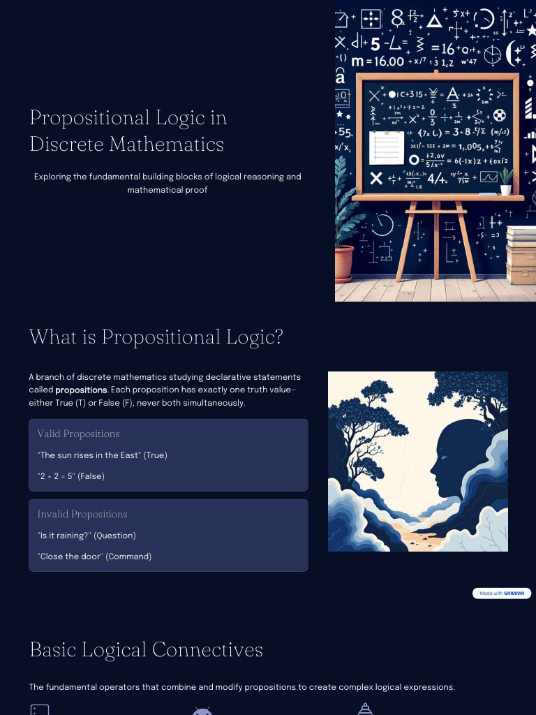 Logic and Proofs | PDF | If And Only If | Truth