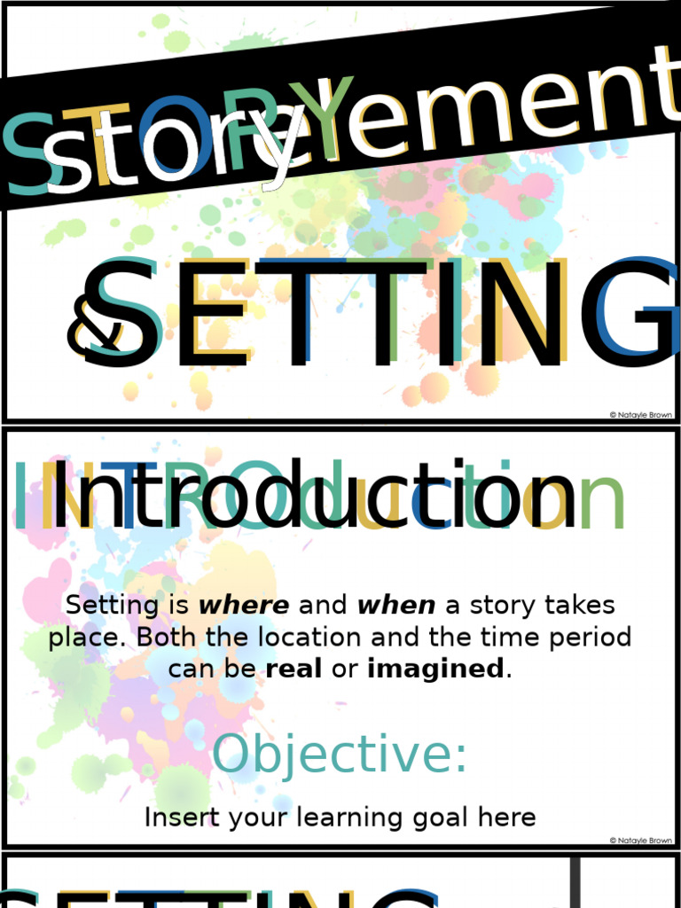 Understanding Story Setting Elements | PDF