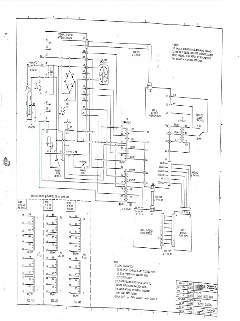 SVT II Schematics | PDF