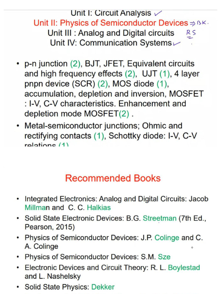 Electronic Lec - 1 | PDF