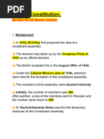 Indian Constitution Chart | PDF