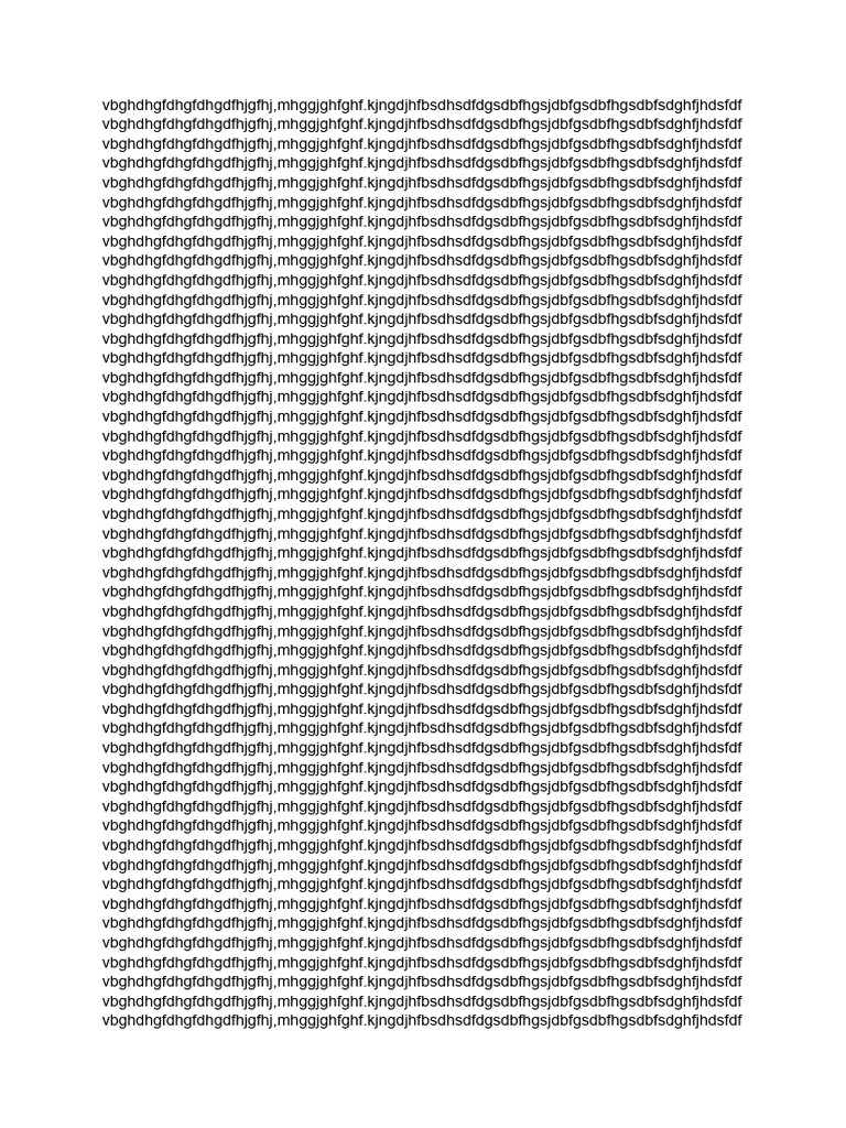 Document with Repeated Content | PDF