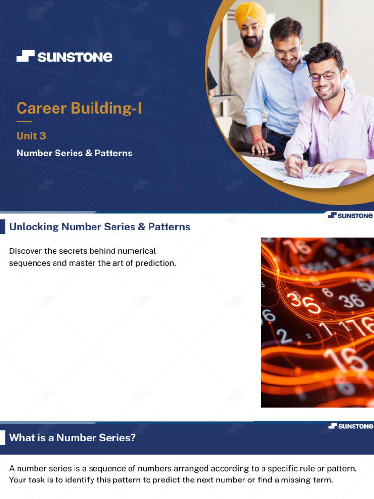 Mastering Number Series Patterns | PDF | Numbers | Multiplication