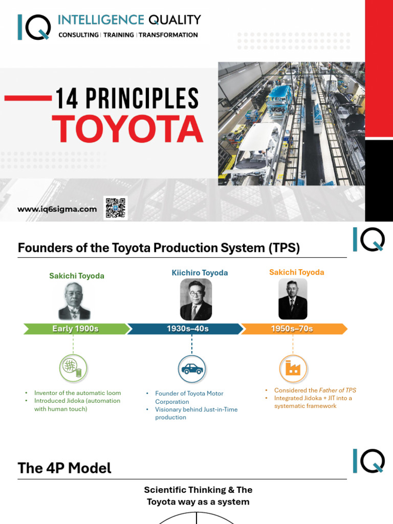 14 Principles of Toyota | PDF | Lean Manufacturing | Toyota
