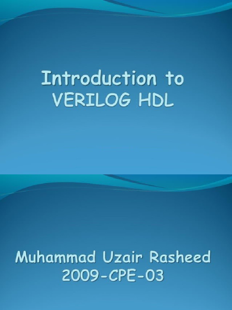3a Verilog Basics | PDF