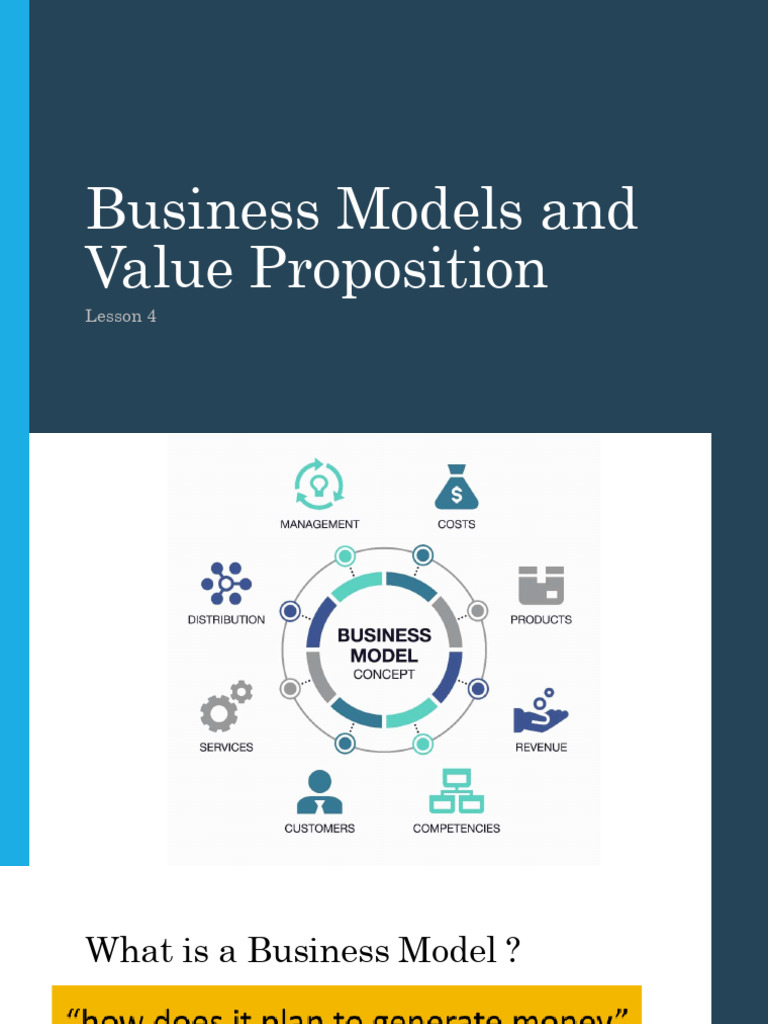 Lesson4 Business Models and Value Proposition | PDF | Business Model | Chess Openings