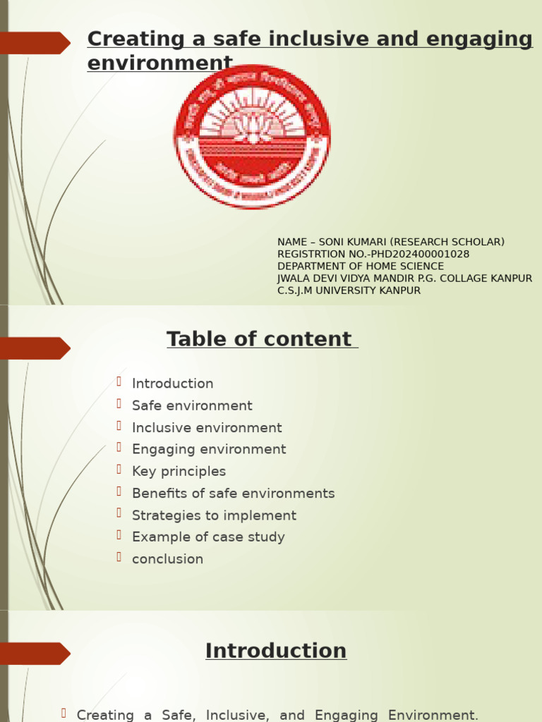 Creating Safe and Inclusive Spaces | PDF | Well Being | Employee Retention