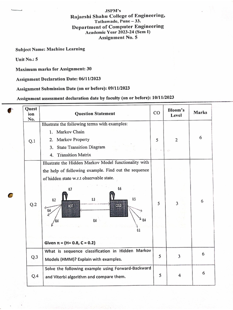 ML Assignment 5 | PDF