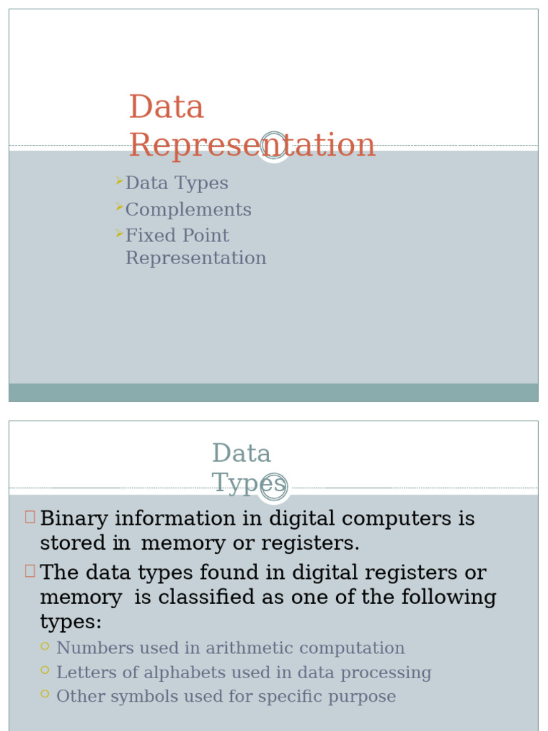 4.data Representation | PDF | Elementary Mathematics | Computing