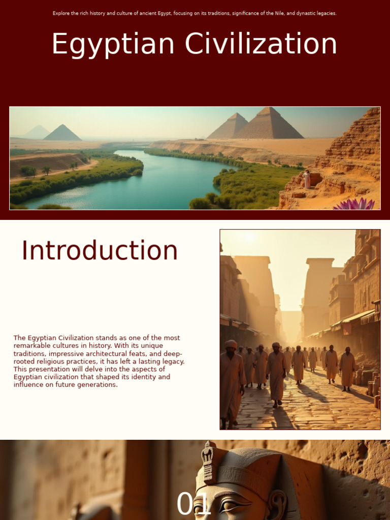 Ancient Egyptian Civilization Overview | PDF | Ancient Egypt | Ancient ...