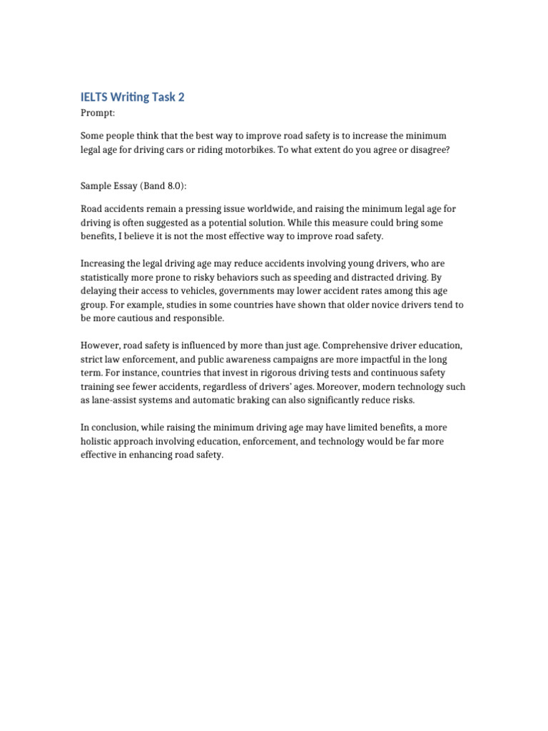 IELTS Task2 Sample 2 | PDF