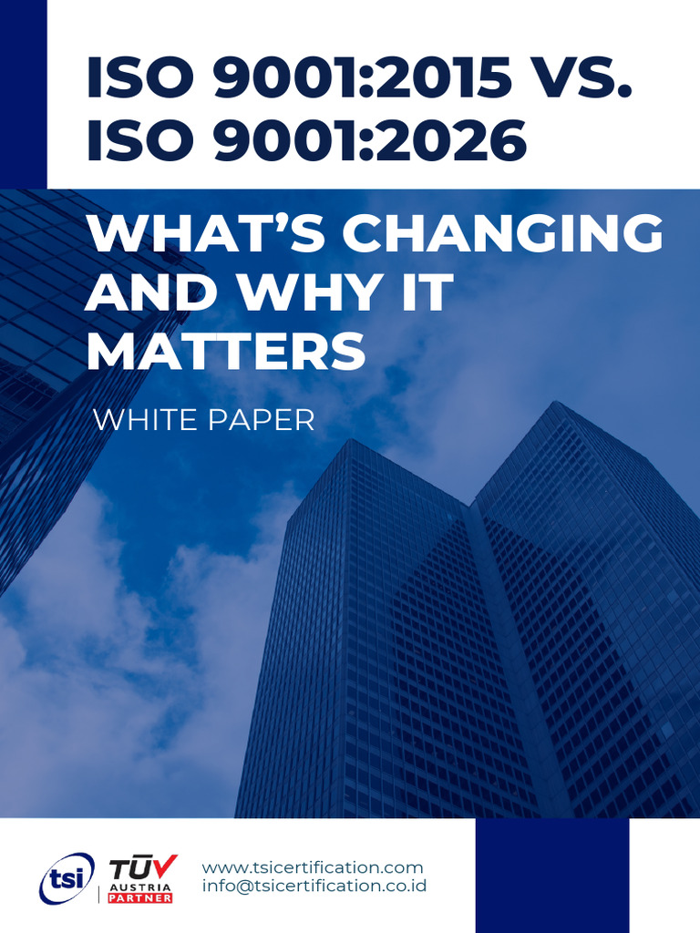 ISO 9001:2026 Key Changes Overview | PDF | Quality Management ...