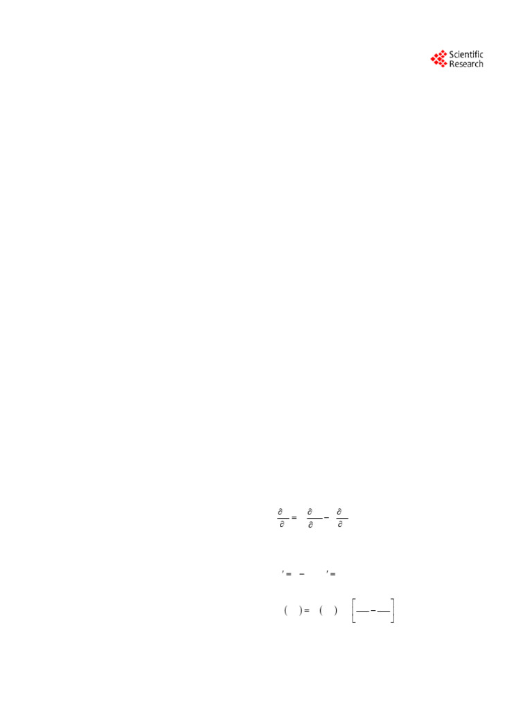 Advection-Diffusion with Time-Dependent Coefficients | PDF | Diffusion | Exponential Function