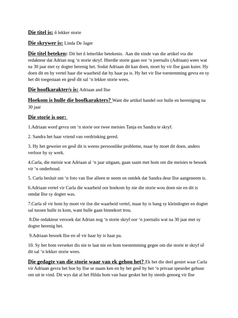 Afrikaans Article | PDF
