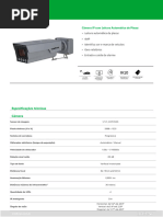 Datasheet - VIP 5460 LPR IA - Site | PDF | Câmera | Protocolo de ...