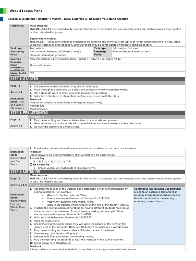 ENG LP 11A.I12Gen Week04 FINAL | PDF | English Language | Information