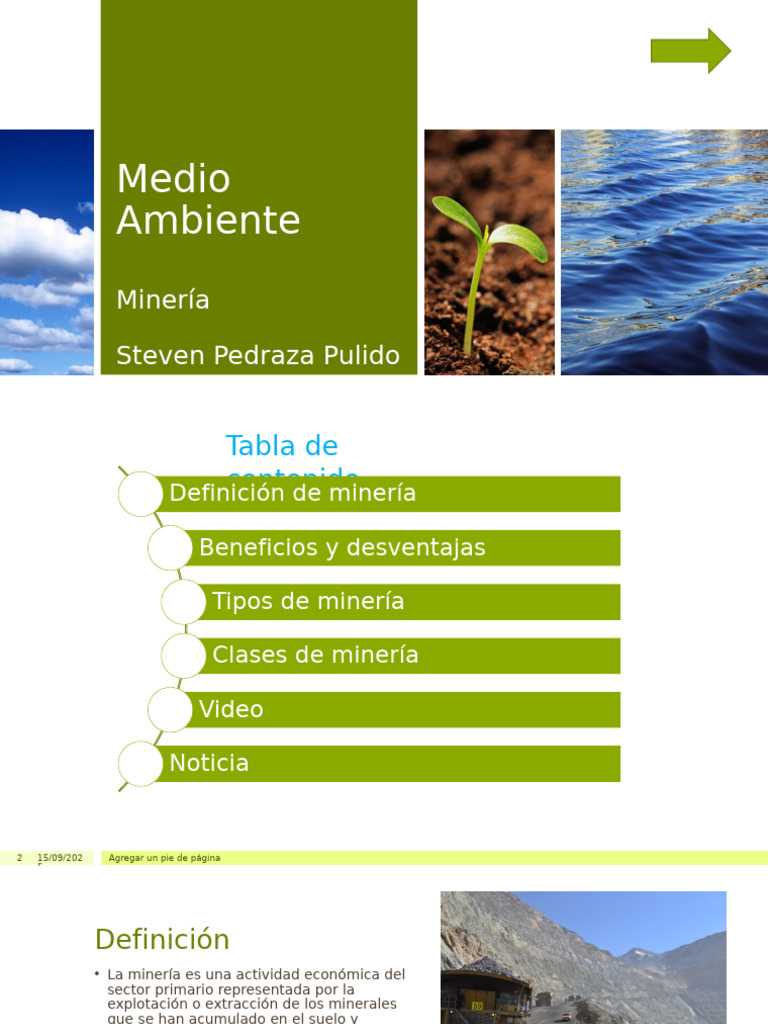 Medio Ambiente | PDF | Minería | Sustancias químicas