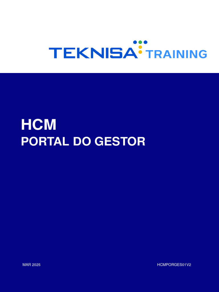 Manual do Portal do Gestor HCM | PDF | Janela (informática) | Fazer login