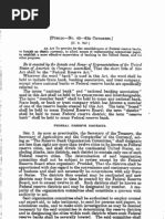 Federal Reserve Act Overview | PDF | Federal Reserve Act | National Bank