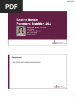 ASPEN TPN Dosing Guidelines Summary | PDF | Nutrients | Clinical Medicine