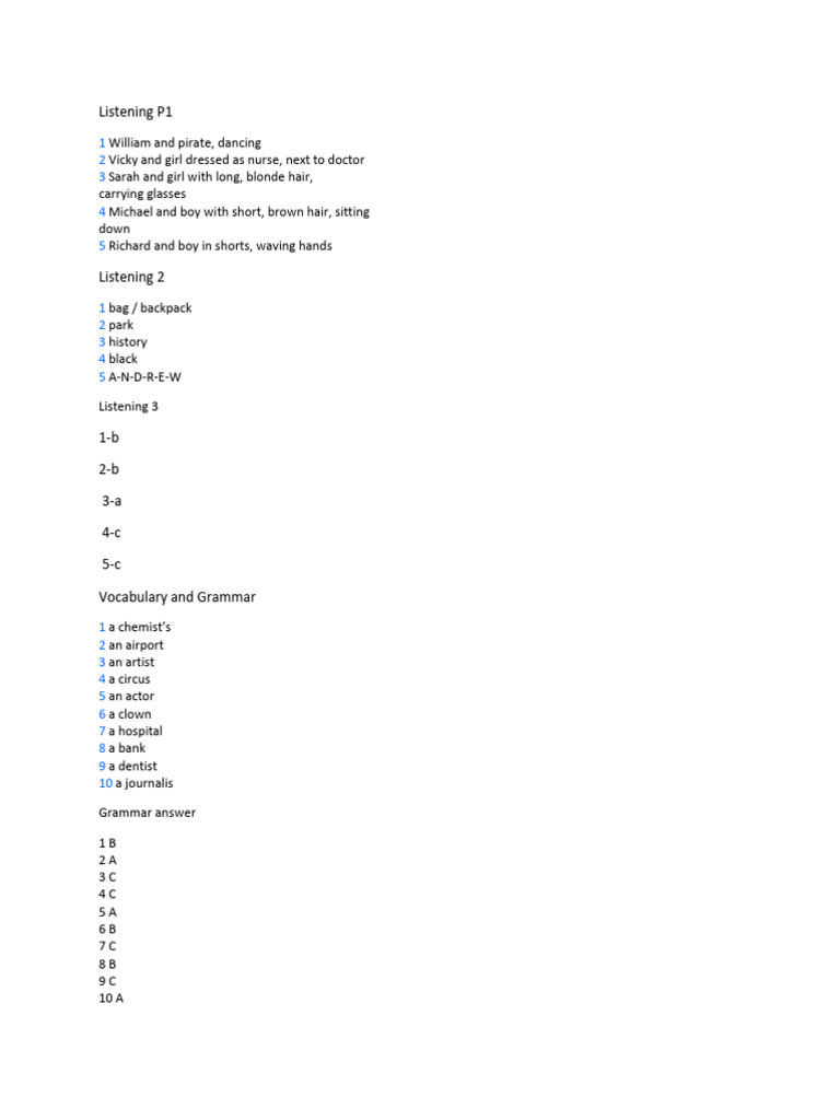 Final Exam L7 Key Answer | PDF