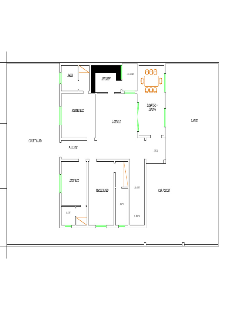 Mushtaq's Home Layout Plan | PDF