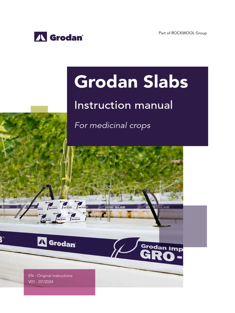 Grodan Rockwool Instructions for Medicinal Crops | PDF | Recycling ...
