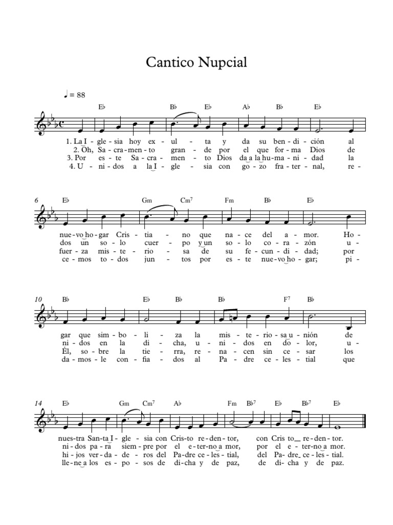 Cantico Nupcial | PDF