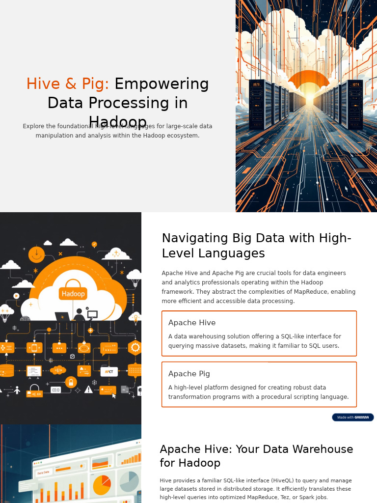 Hive and Pig Empowering Data Processing in Hadoop EDITED | PDF | Apache Hadoop | Computer ...
