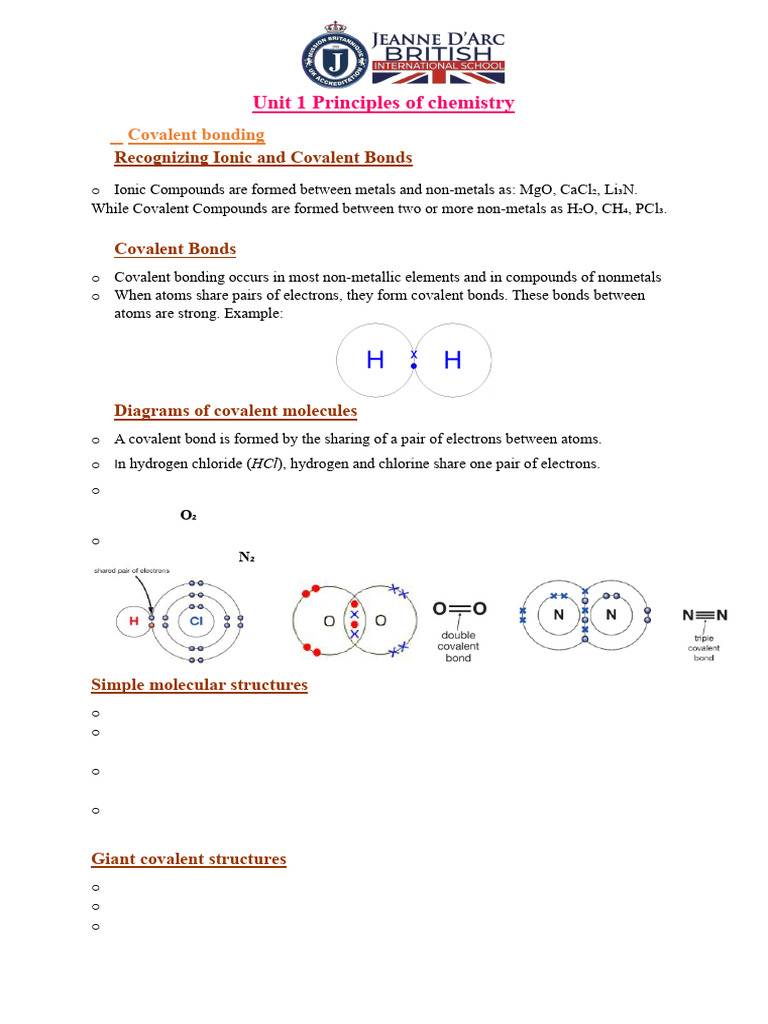Benyounoussy1 Covalent Bonding | PDF