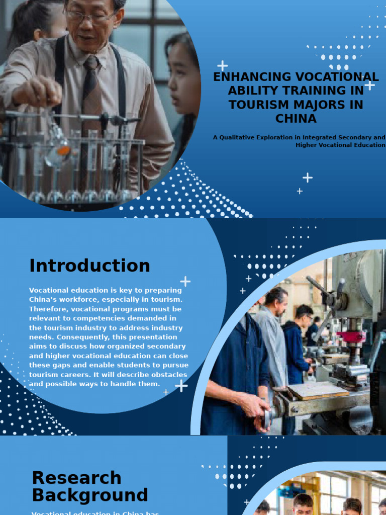 Enhancing Vocational Training in Tourism | PDF | Vocational Education ...