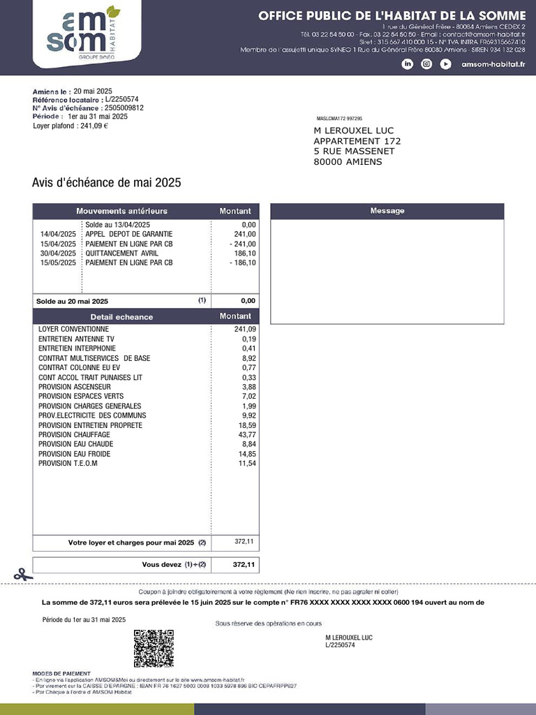 Avis D Echeance Mai 2025 | PDF