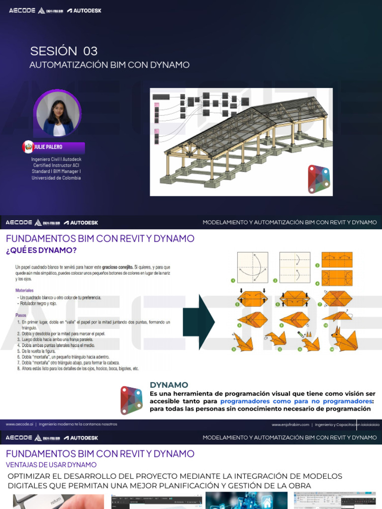 Sesión 3_ppt Curso Gratuito - Revit Dynamo | PDF | Autodesk Revit | Ingeniería de software