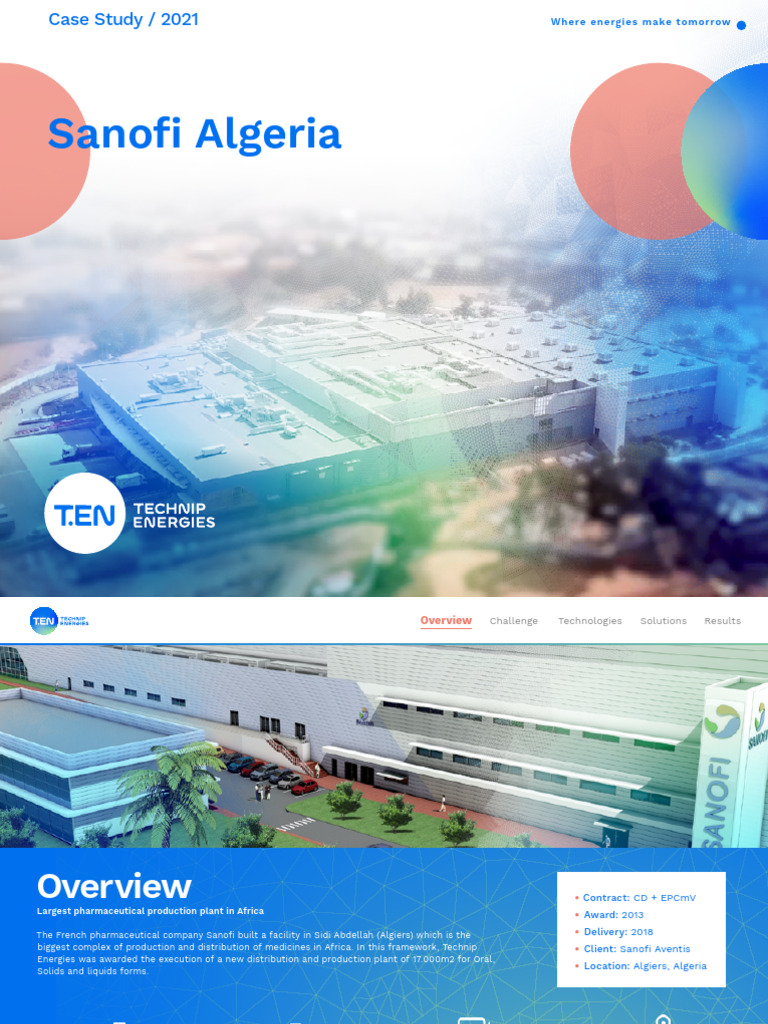 Sanofi's Largest African Facility in Algeria | PDF | Sanofi | Tablet ...