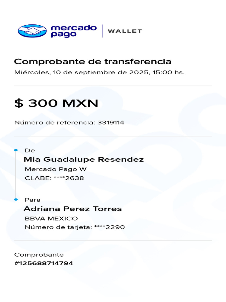 Mercadopago Comprobante 125688714794 | PDF