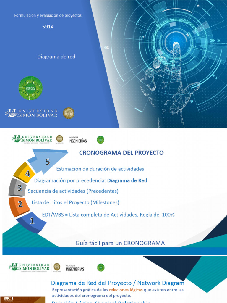 Diagrama de Red en Proyectos | PDF | Ingeniería de Sistemas | Planificación