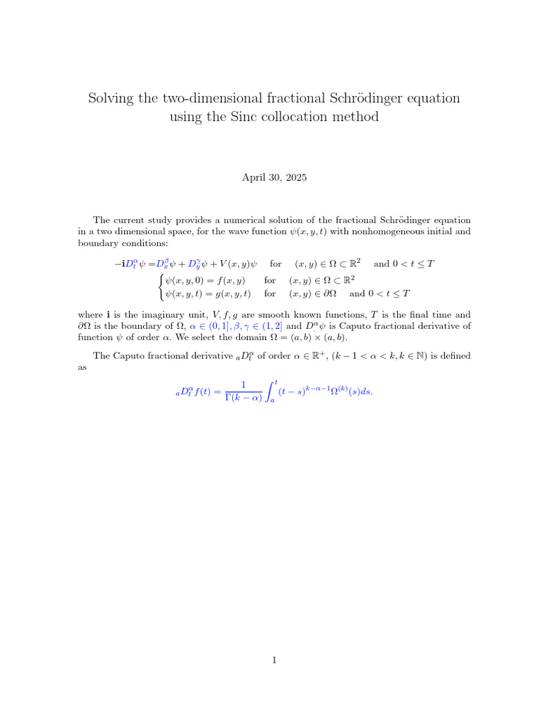 Solving The Two-Dimensional Fractional SCHR Odinger Equation Using The ...