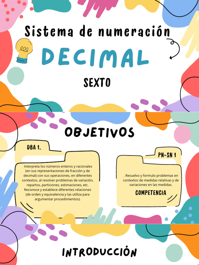 Qué es el sistema decimal | PDF