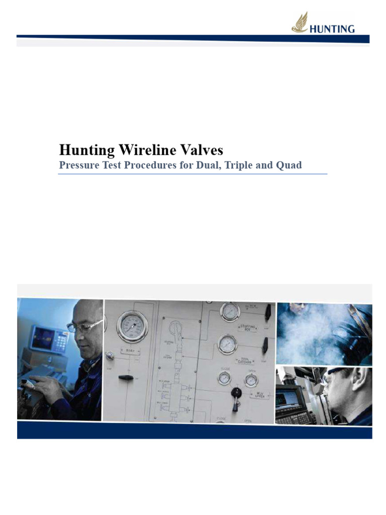Wireline Valve Pressure Testing Guide | PDF | Visual Cortex | Valve
